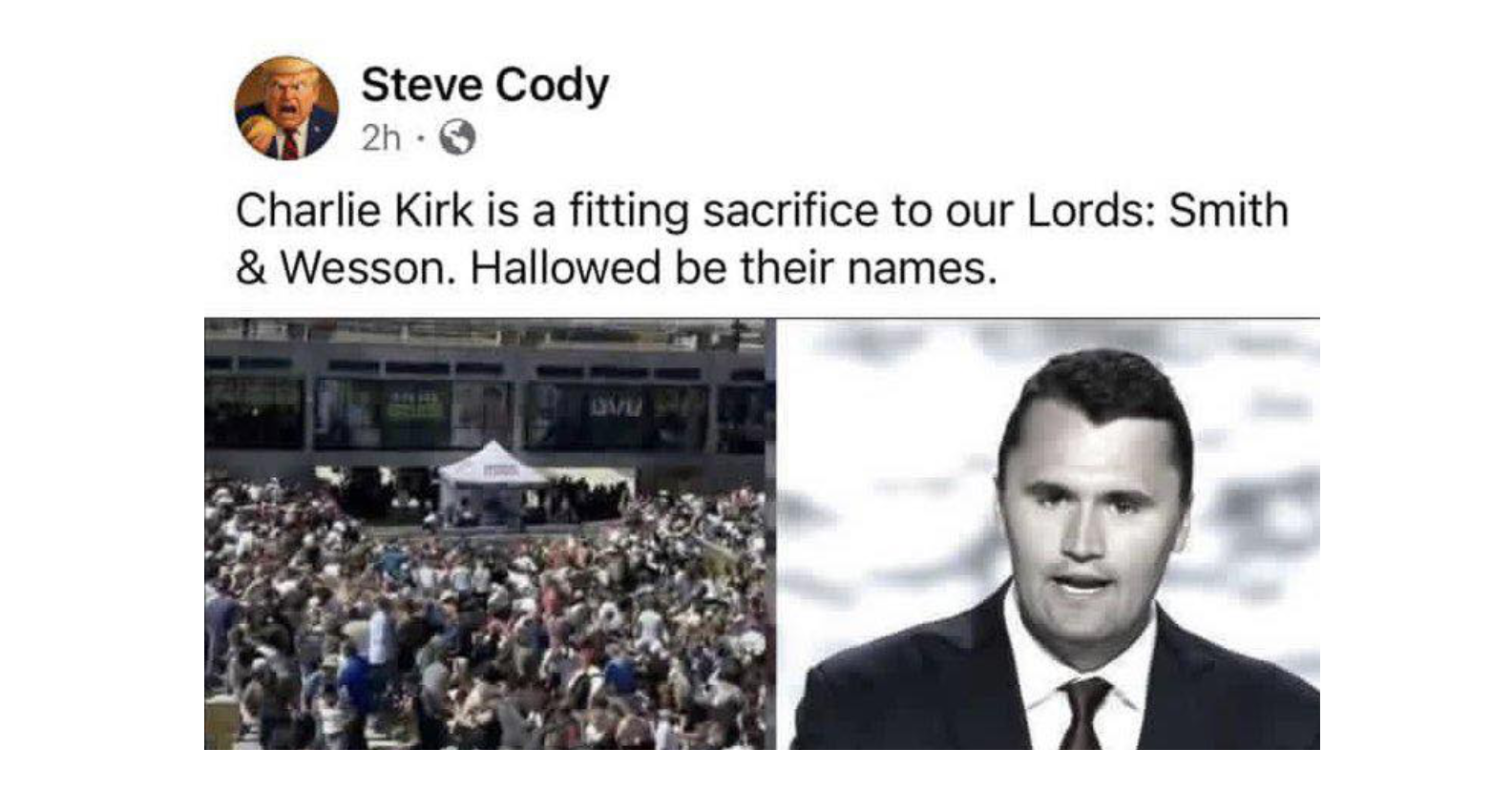 Florida Democrat Steve Cody Mocks Horrific Assassination of Charlie ...